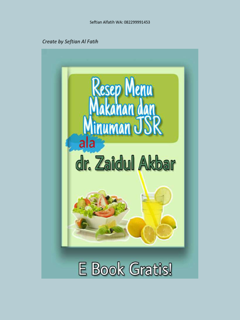 Ebook Menu JSR | PDF