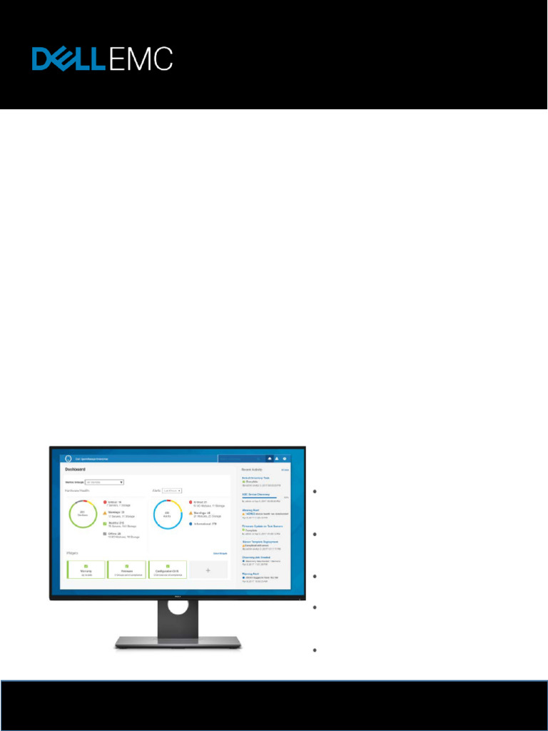 OpenManage Enterprise Solution Brief | PDF | Server (Computing) | Computing