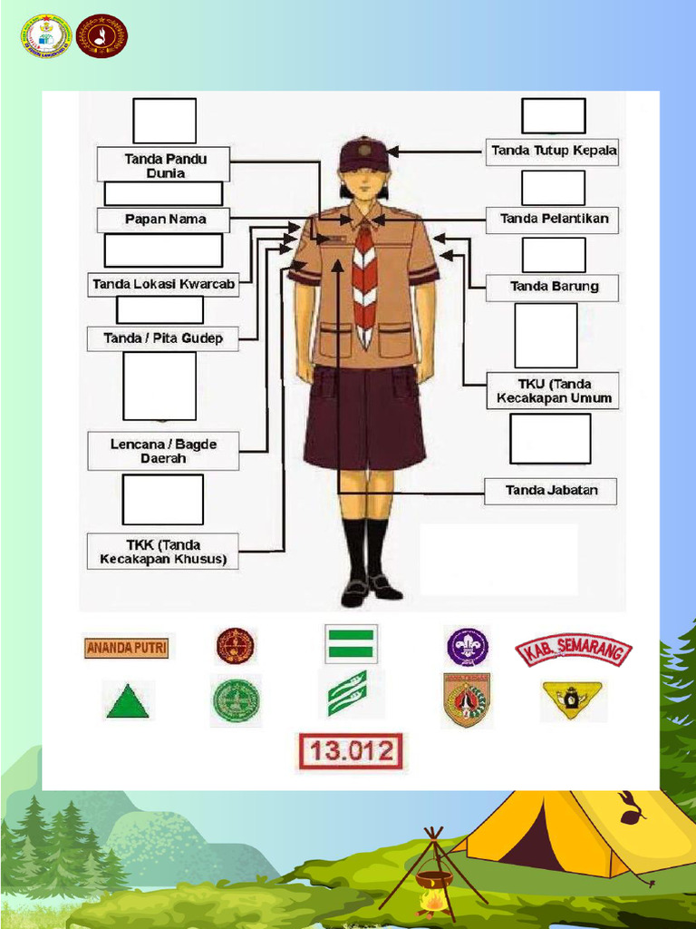 LKPD Pramuka Atribut | PDF