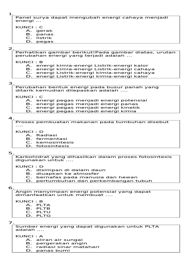 Soal Edubox Sas Ganjil - 2024 Ipas Kelas 4 | PDF