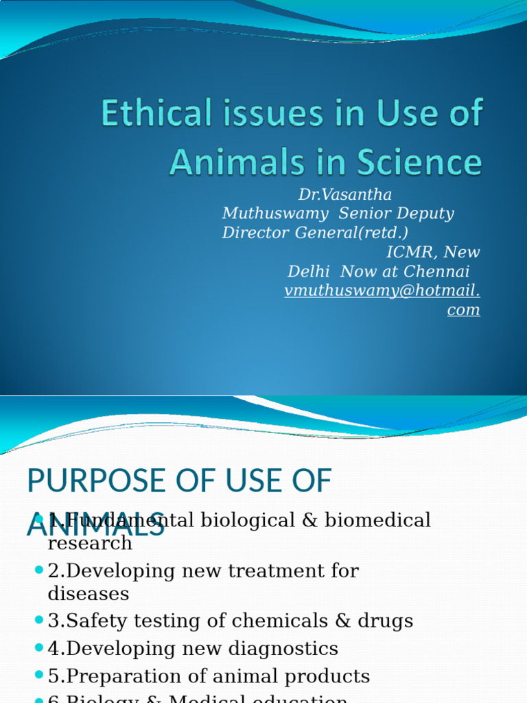 Importance of Animals in Research | PDF | Animal Testing | Animal Welfare