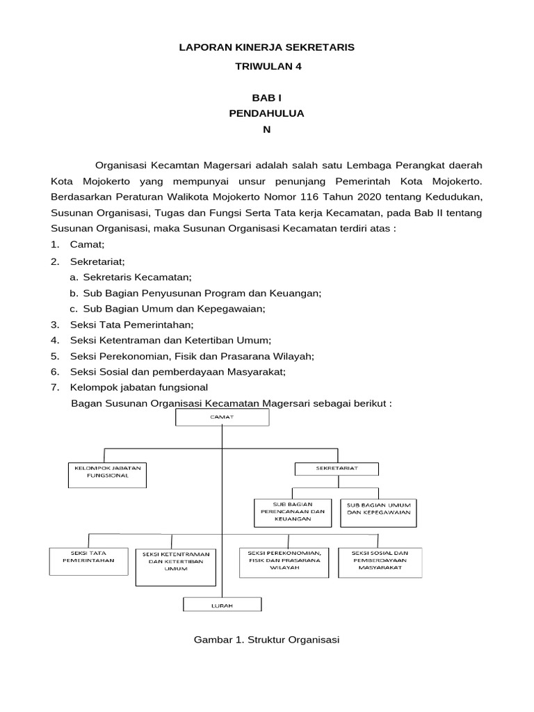 2023 Laporan Kinerja TW 4 - Sekretaris | PDF | Pengelolaan Keuangan & Uang