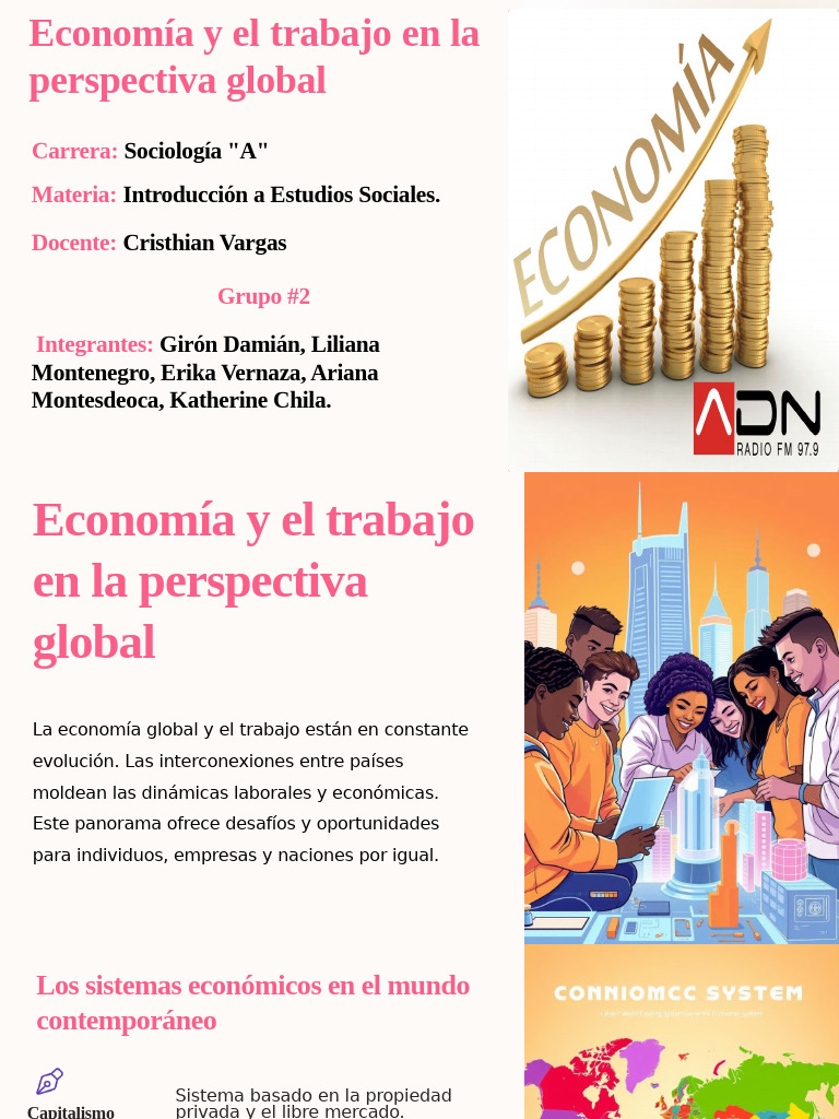 Economia y El Trabajo en La Perspectiva Global | PDF | Empleo | Desempleo