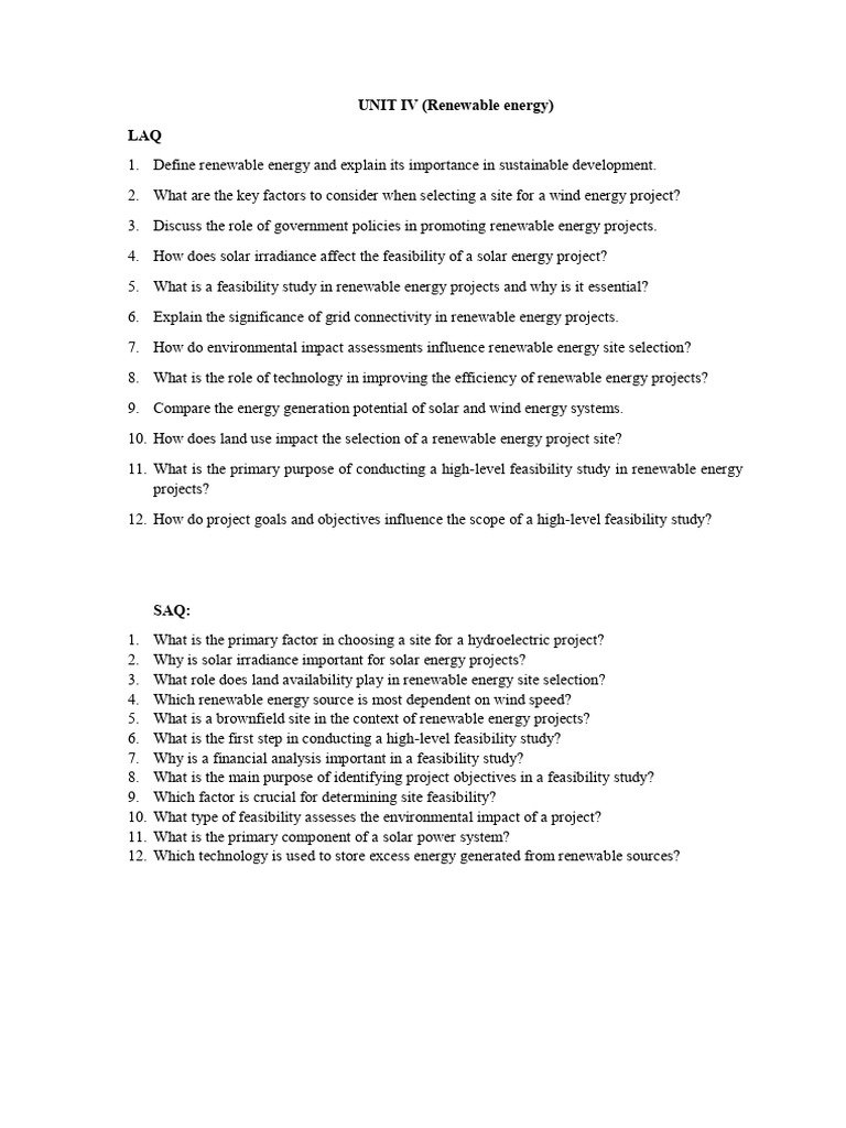Module 4,5 Model Questions. | PDF | Electrical Grid | Wind Power
