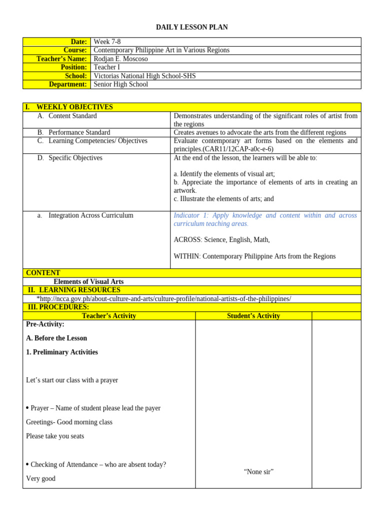 CO LP Elements Visual Art | PDF | Color | Shape
