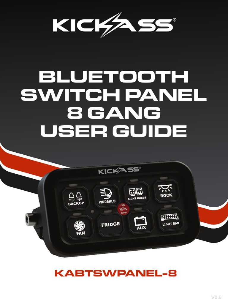 Bluetooth Switch Panel 8gang Userguide V0.6 | PDF | Electromagnetic ...