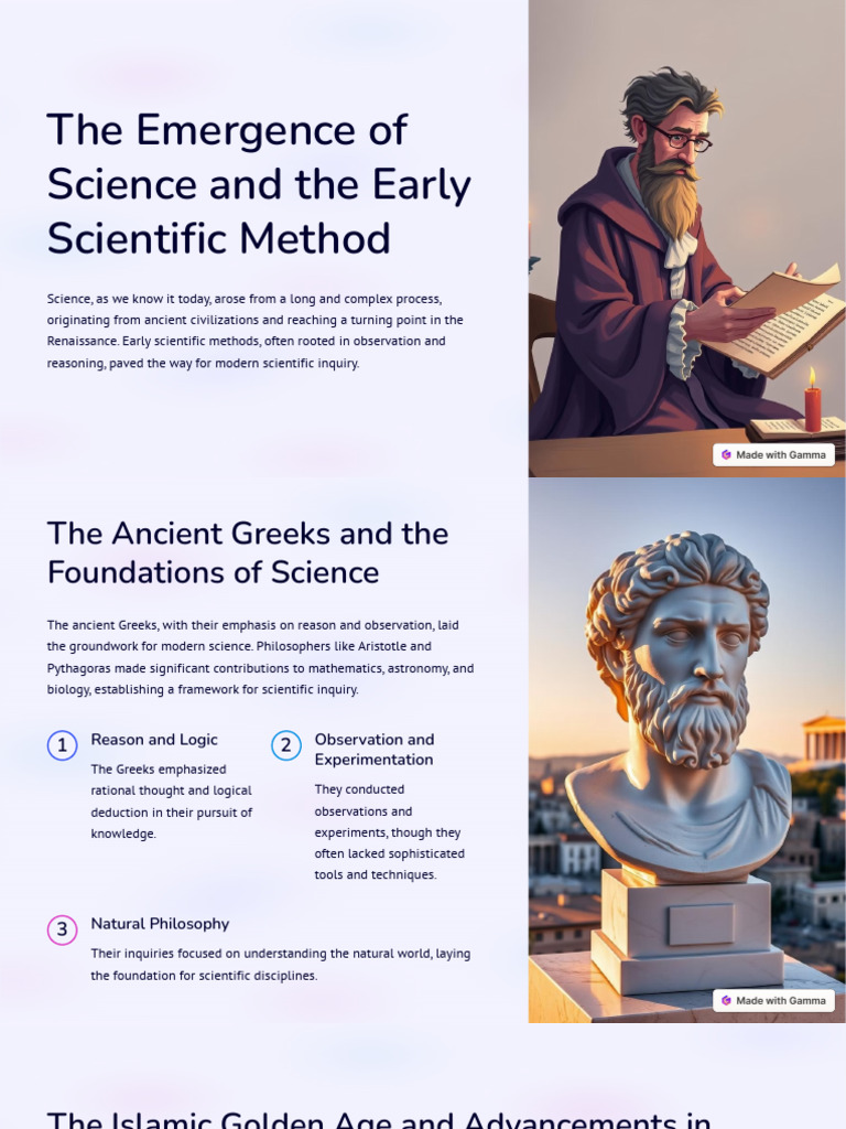 The Emergence of Science and The Early Scientific Method | PDF ...
