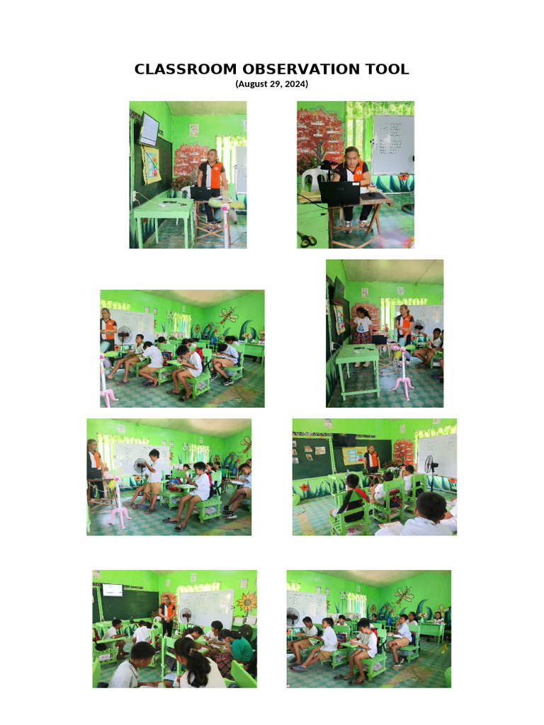 Classroom Observation Tool | PDF
