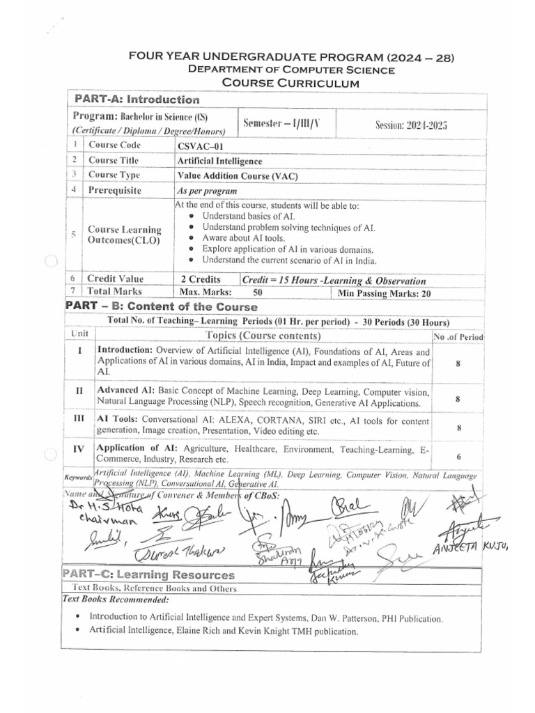 VAC - Computer Science | PDF