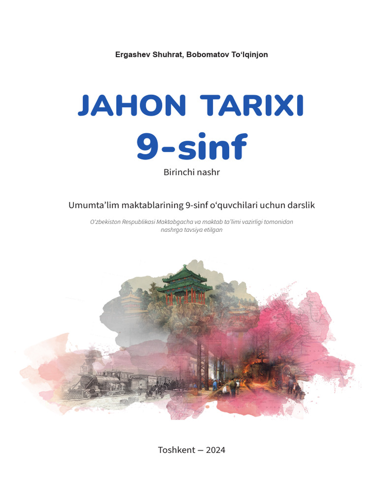 9-Sinf Jahon Tarix 2024 | PDF