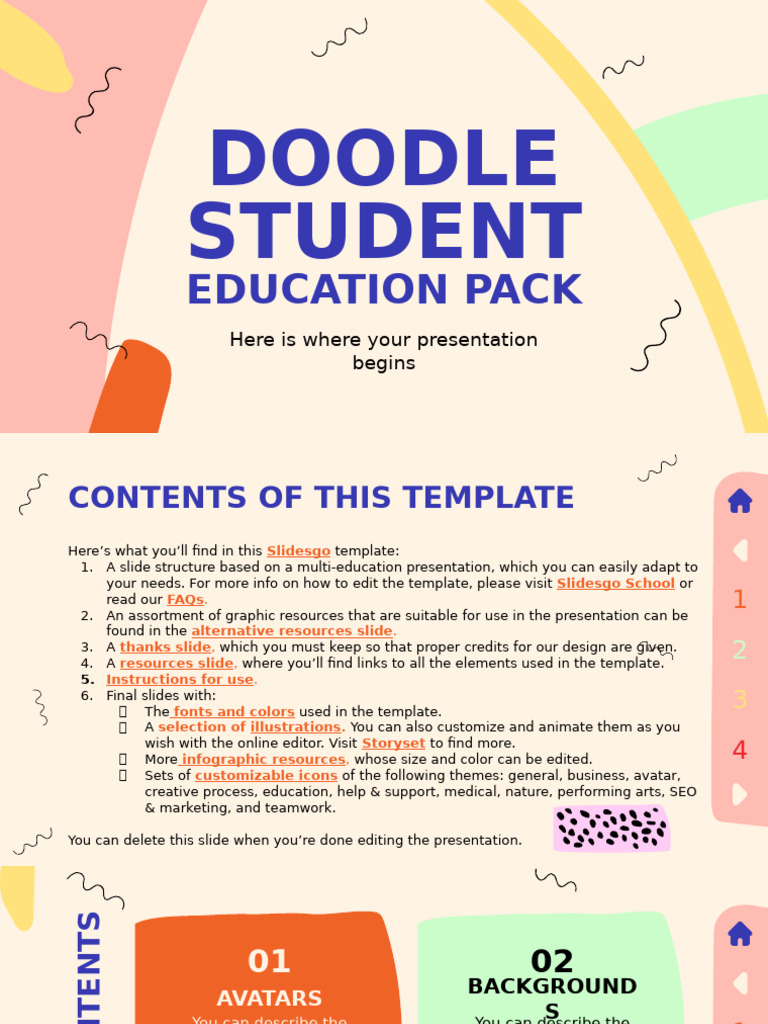 Doodle Student Education Pack by Slidesgo | PDF | Saturn | Planets