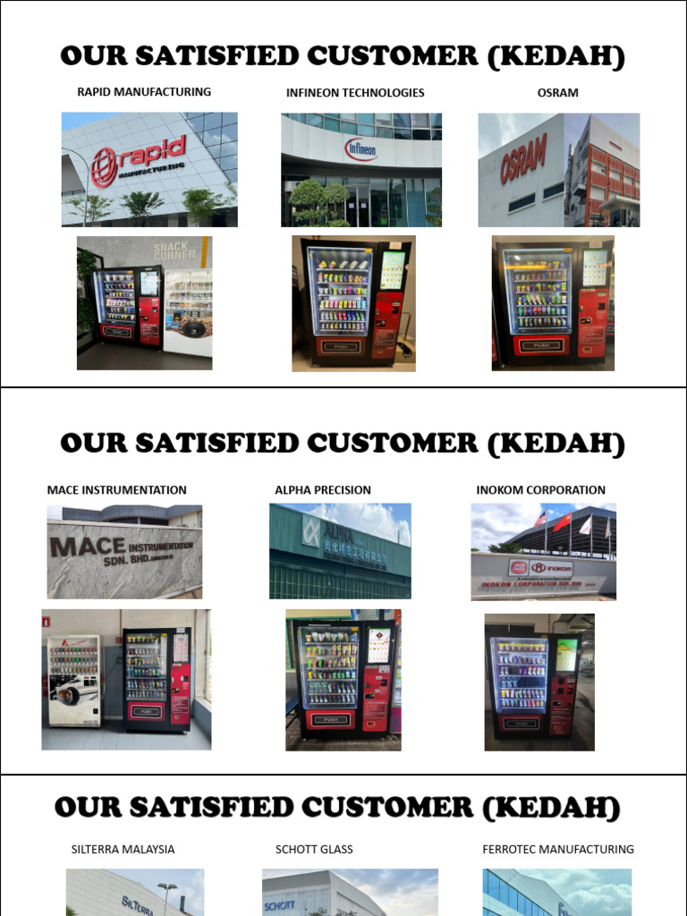 Our Satisfied Customer Factory (KEDAH) | PDF