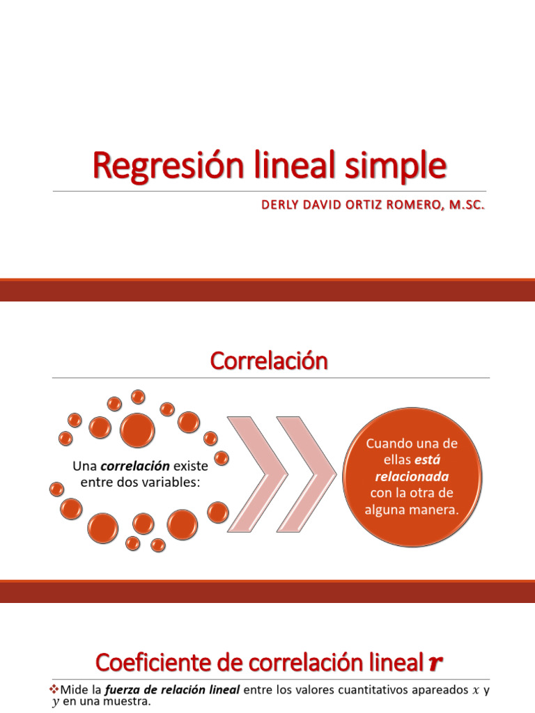 Guía de Regresión Lineal Simple | PDF | Análisis de regresión ...