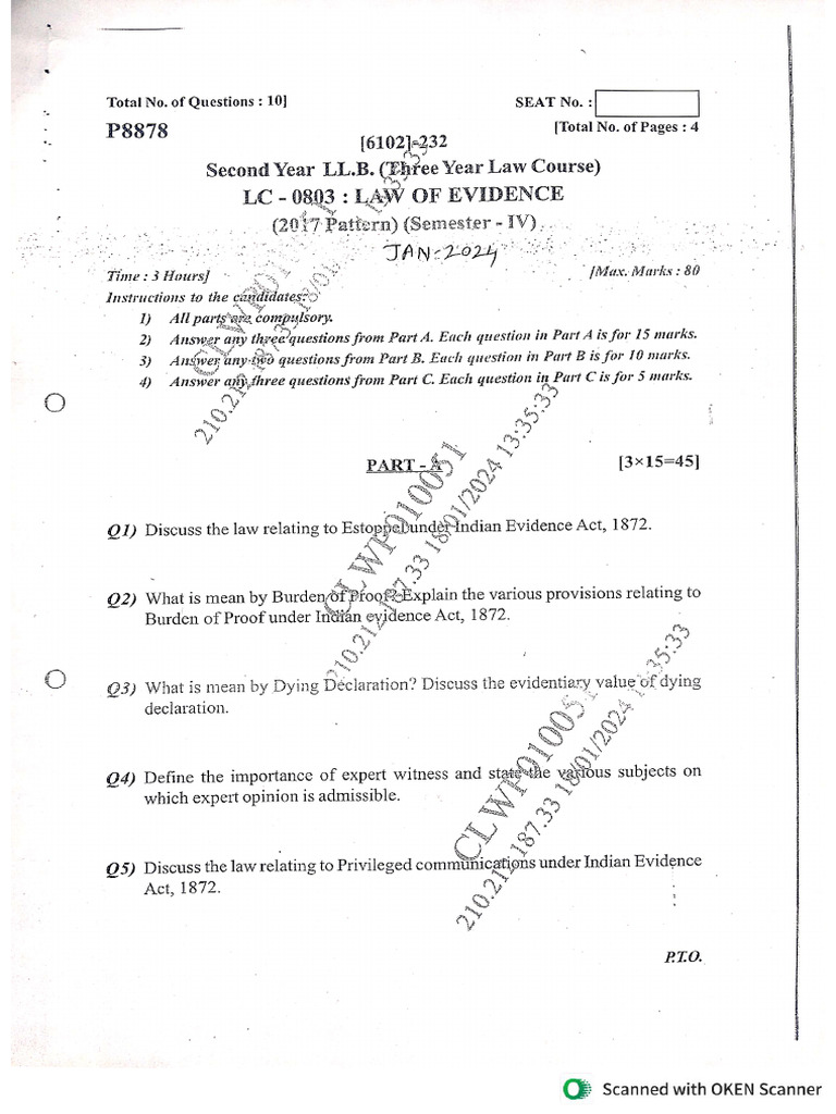 Evidence | PDF