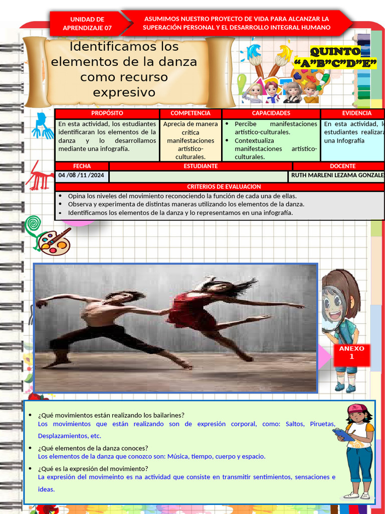 5° Act 03-Ayc-U7. Dayana Aquino 5C | PDF | Bailes