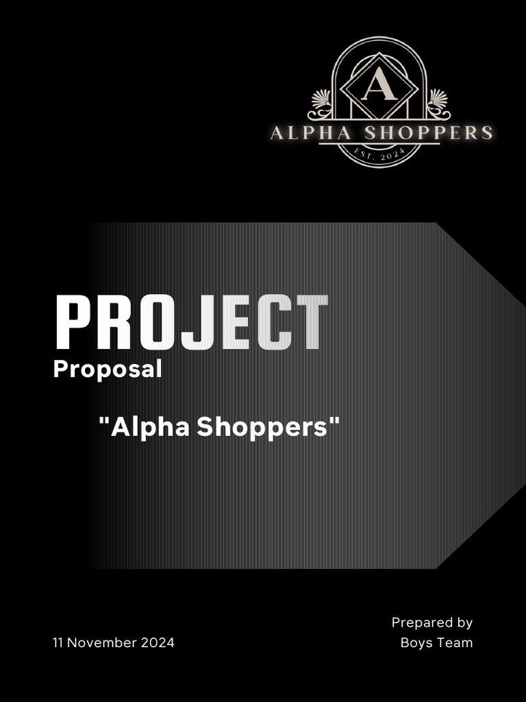 Purple Gradient Modern Project Proposal A4 | PDF | E Commerce | Alibaba Group