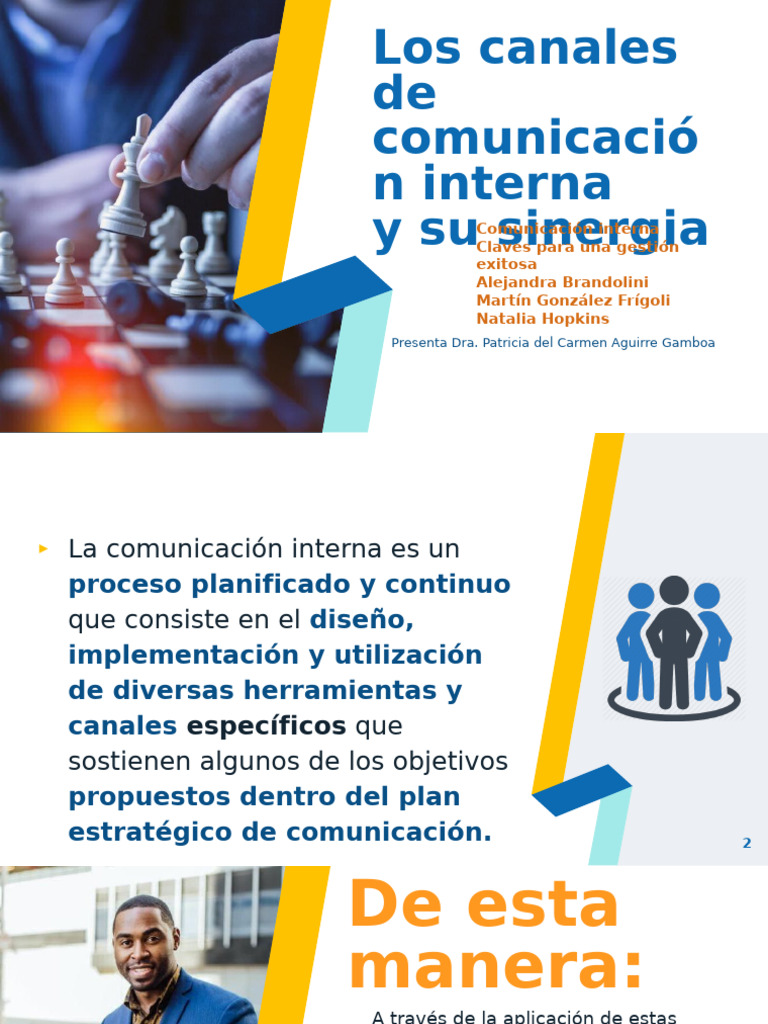 Los Canales de Comunicación Interna y Su Sinergia | PDF | Comunicación