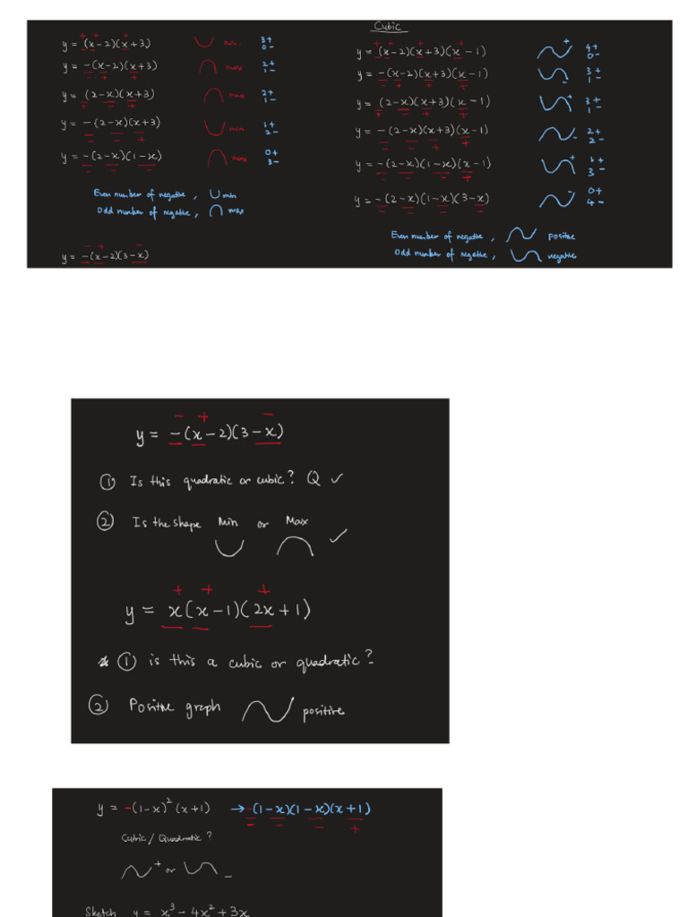 Quadratic and Cubic and Trigonometry | PDF