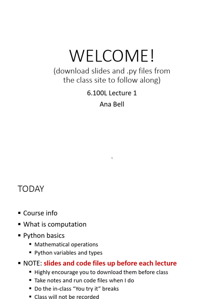 Lecture 1 Cs Pdf Semantics Programming Language 5391