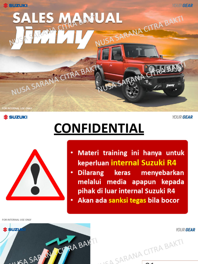 Sales Manual Jimny 5 Doors - NSCB | PDF