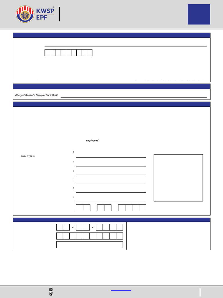 Form KWSP 16F Group | PDF