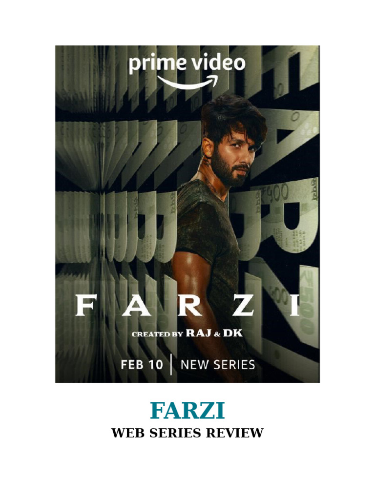 Farzi Series Review Economics | PDF | Economies