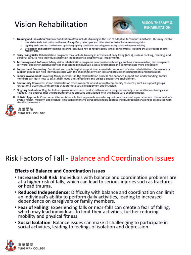 Vision Rehabilitation: 1. Training and Education | PDF | Visual ...