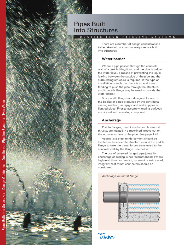DM5 - 2 - 44 - Pipes Built Into Structures | PDF | Pipe (Fluid Conveyance) | Materials