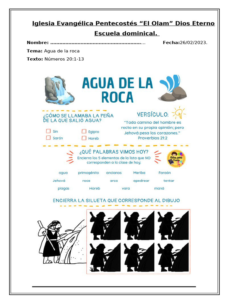 Agua de La Roca 2 | PDF | Religión y espiritualidad