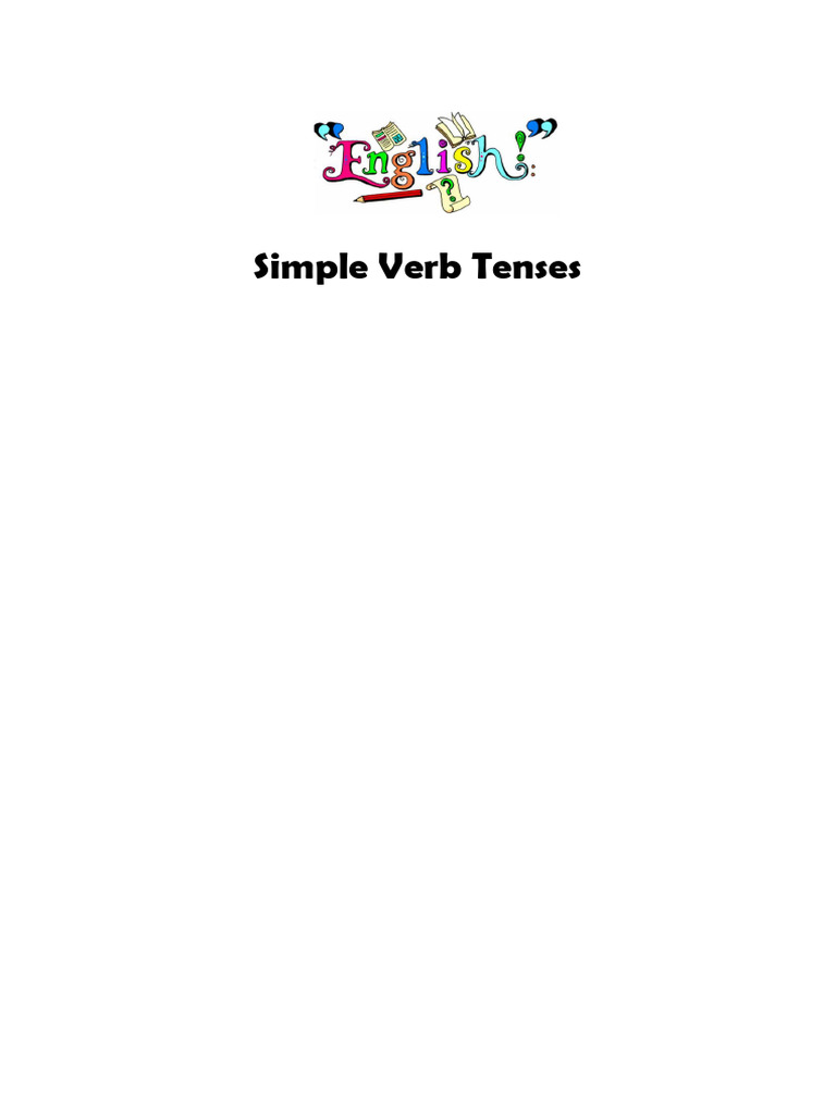 Simple Verb Tenses | PDF