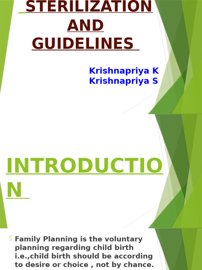 Sterilization Pdf Human Reproduction Family Planning