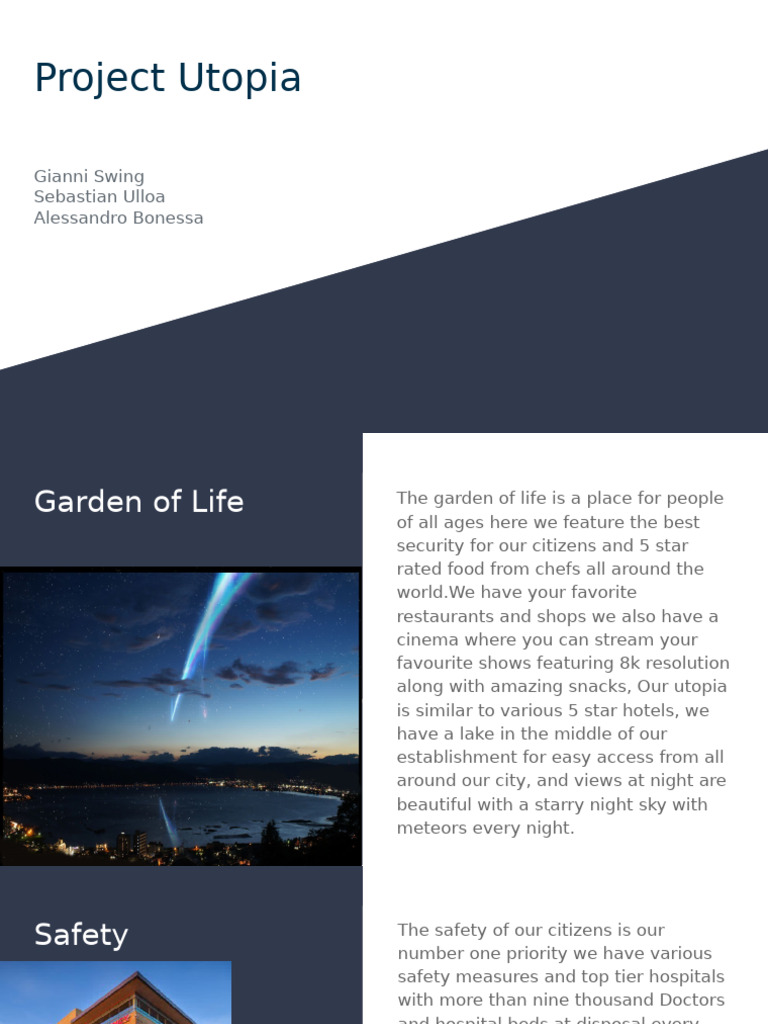 Project Utopia | PDF | Wellness | Science & Mathematics