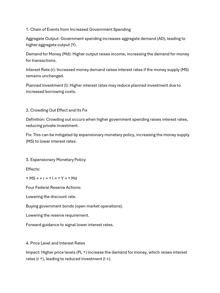 Econ Quiz 5 Pdf Phillips Curve Interest Rates