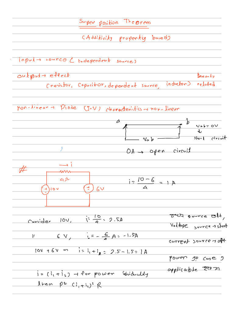Super Position Theorem Pdf