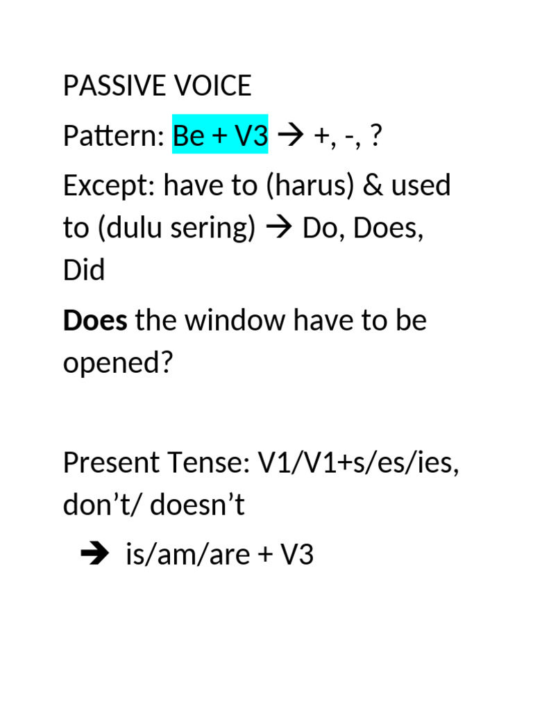Passive Voice | PDF | Language Arts & Discipline