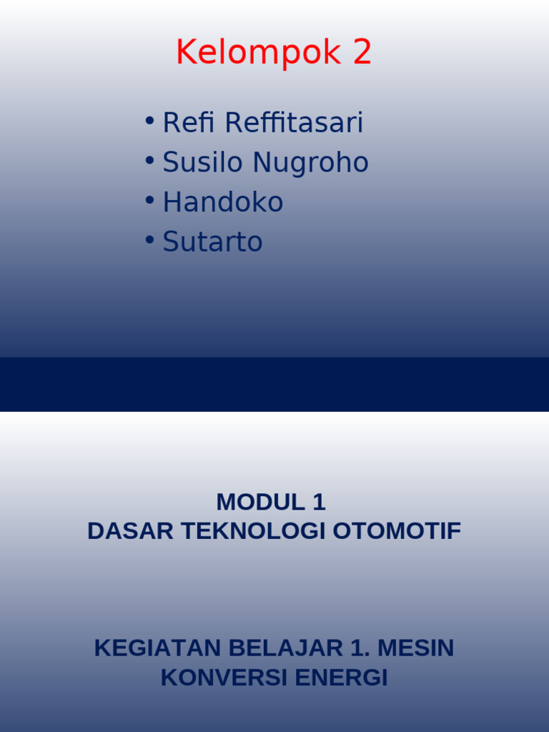 Modul 1 KB1 (TDO) | PDF