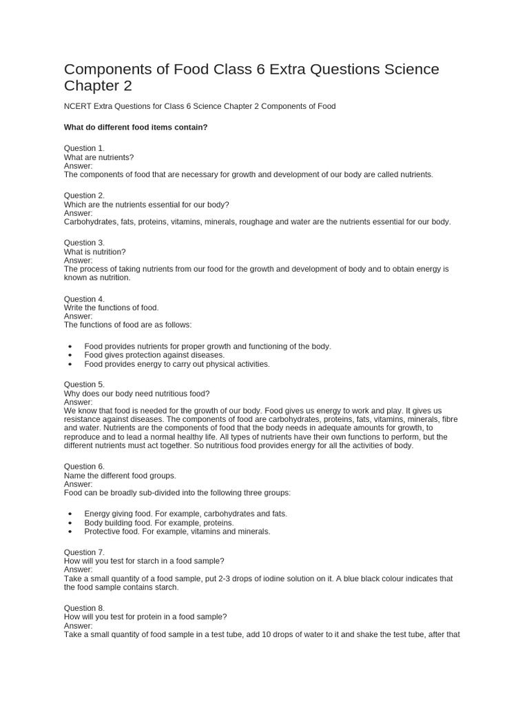 Grad6 6 Science | PDF | Foods | Textiles