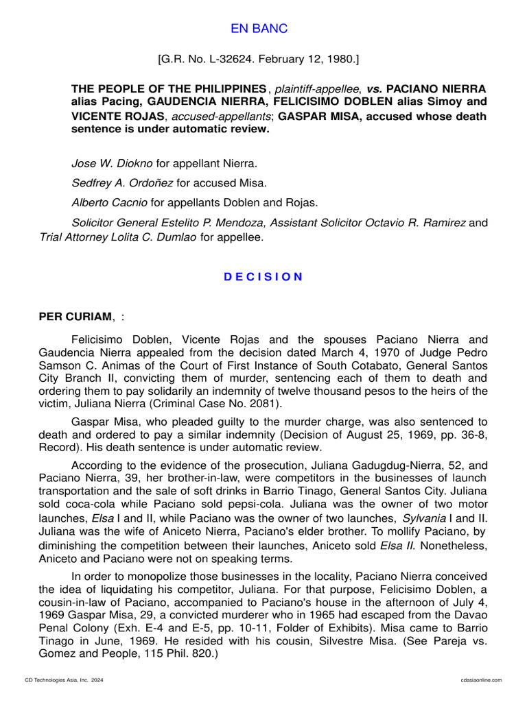People v. Nierra | PDF | Plea | Murder