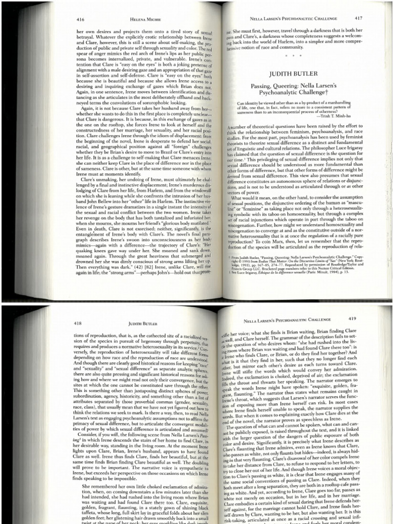 Butler Passing | PDF