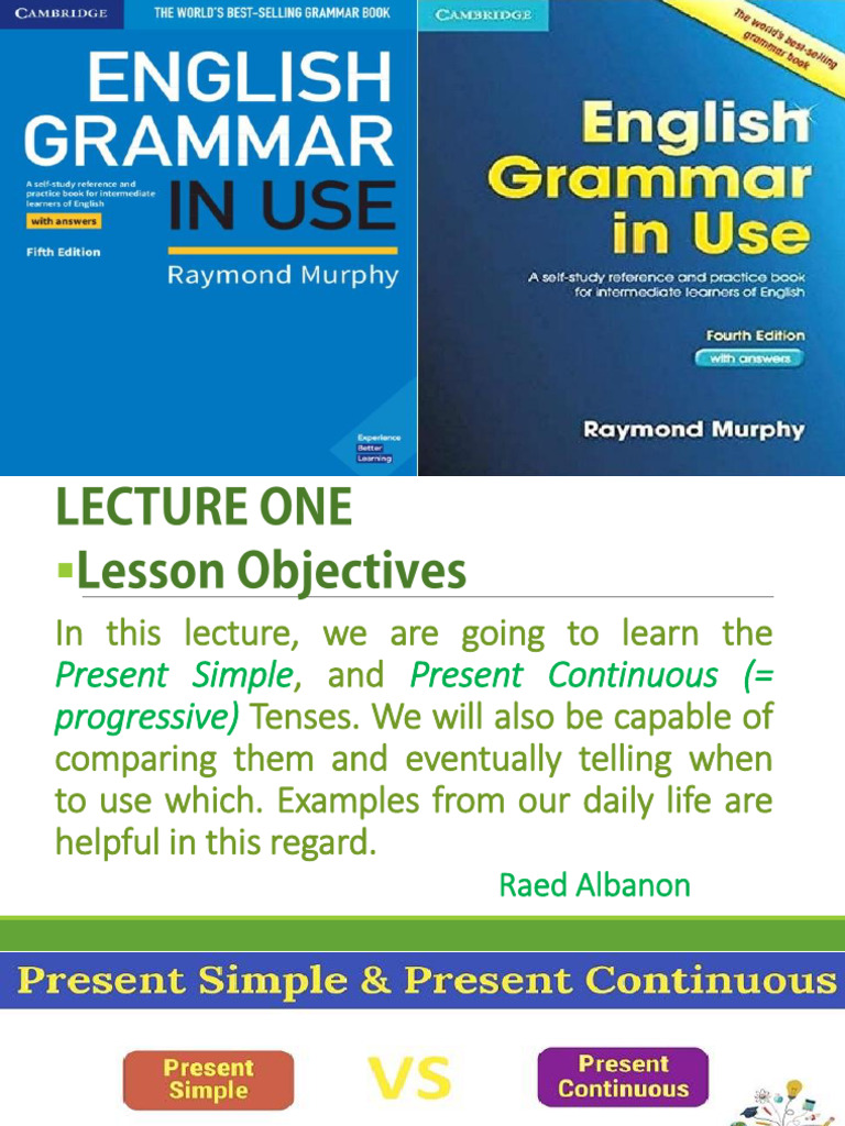 1 - Present Simple Vs Present Continuous 2024 | PDF | Foreign Language Studies | Self-Improvement