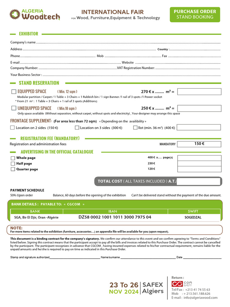 Participation Form | PDF | Contractual Term | Business Law