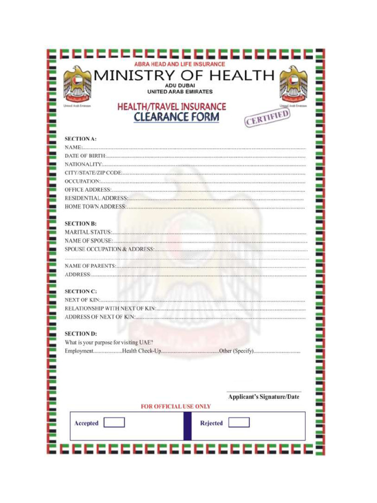 Health Insurance Application Form | PDF