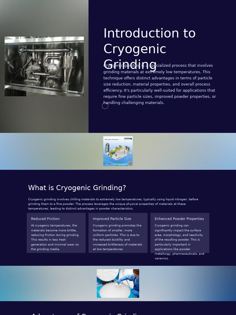 Overview of Cryogenic Grinding Techniques | PDF | Mill (Grinding ...