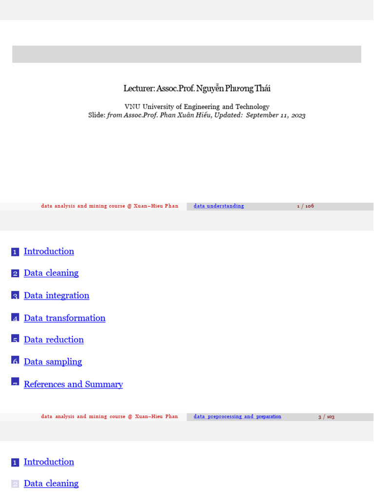 Data Preprocessing for Students | PDF | Sampling (Statistics) | Applied Mathematics