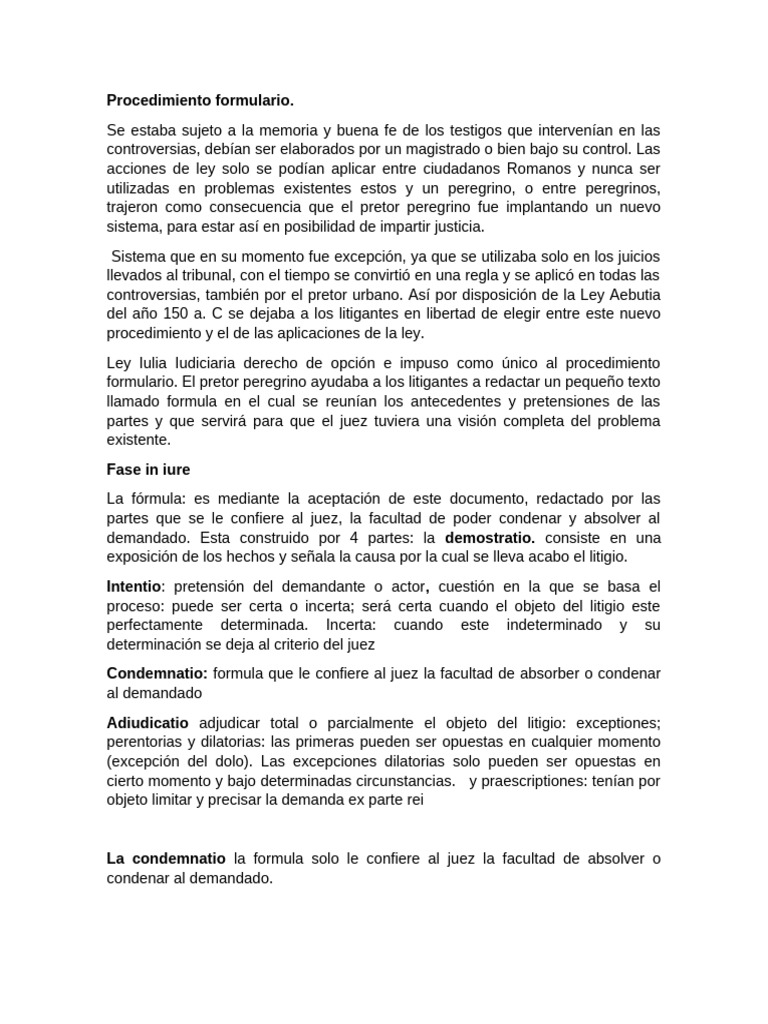 Procedimiento Formulario | PDF | Ley de hipotecas | Posesión (Ley)