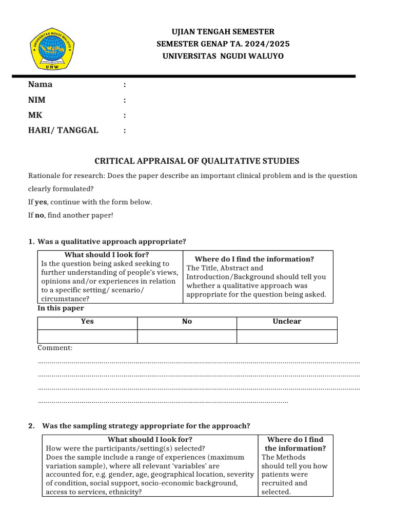 Rubrik Uts Keterampilan Praktek | PDF | Methodology | Sampling (Statistics)