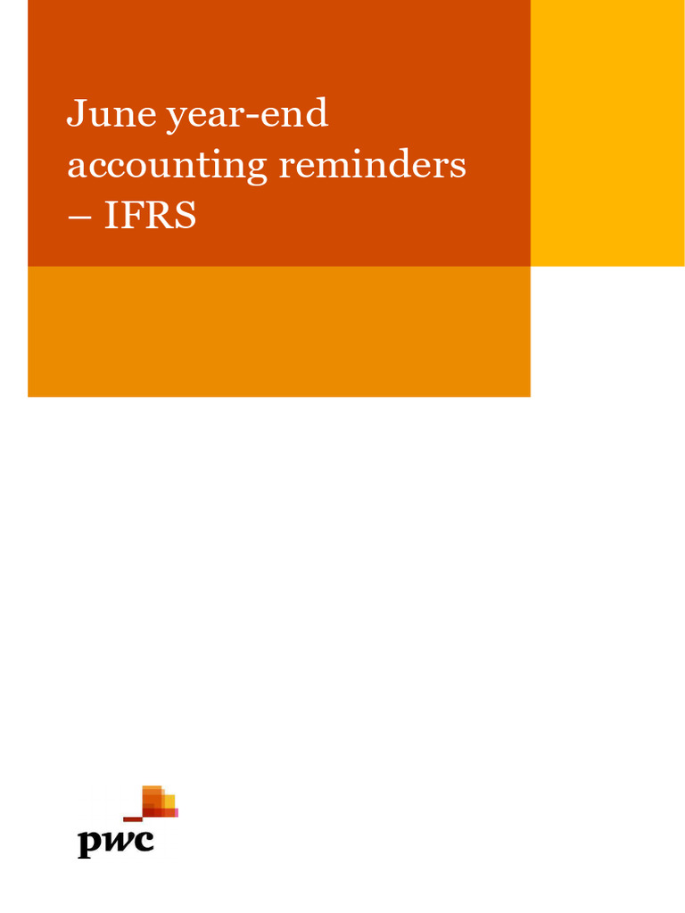 IFRS June - 2024 - Year - End - Accounting - Reminders - IFRS | PDF ...