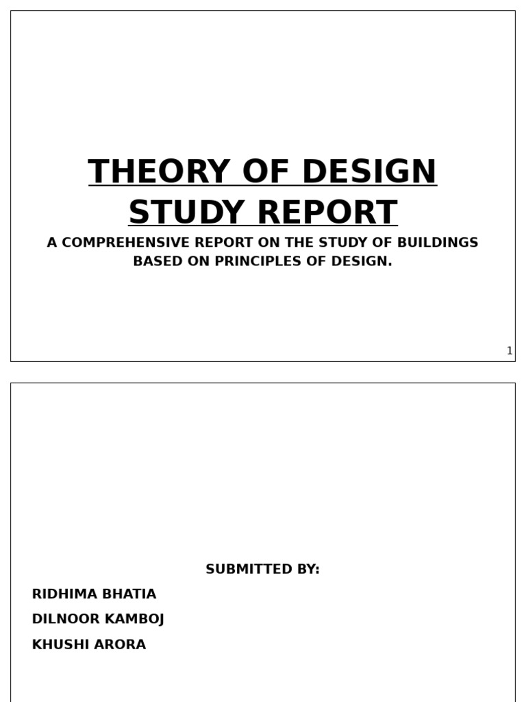 Theory of Design Pre Final Draft | PDF | Symmetry | Gothic Architecture