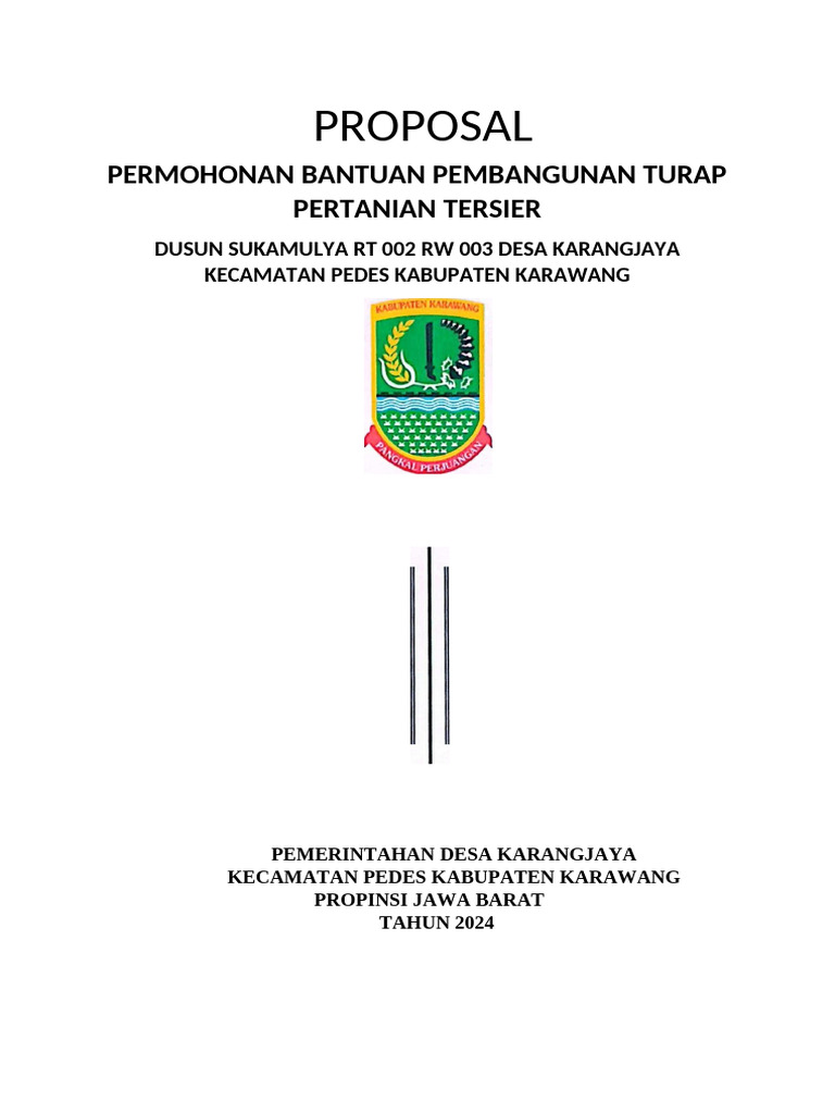 Permohonan Bantuan Turap Pertanian 2024 | PDF