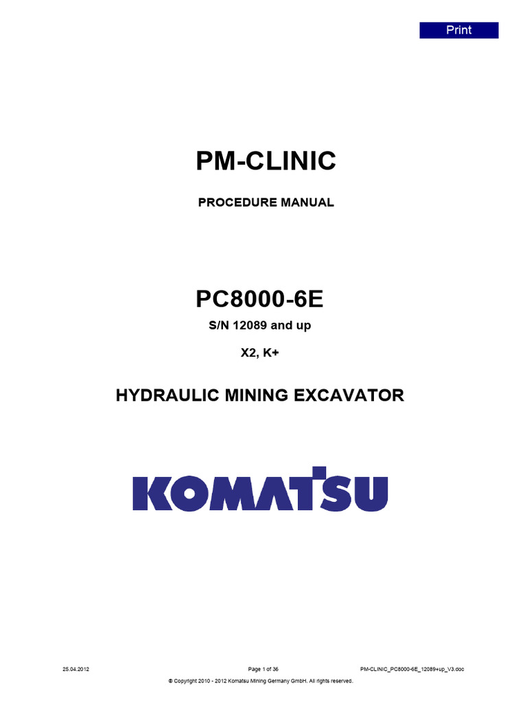 PM-CLINIC PC8000-6E 12089+up V3 | PDF | Valve | Pump